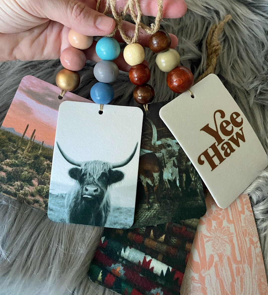 Western Boho - Beaded Air Freshies - Etsy