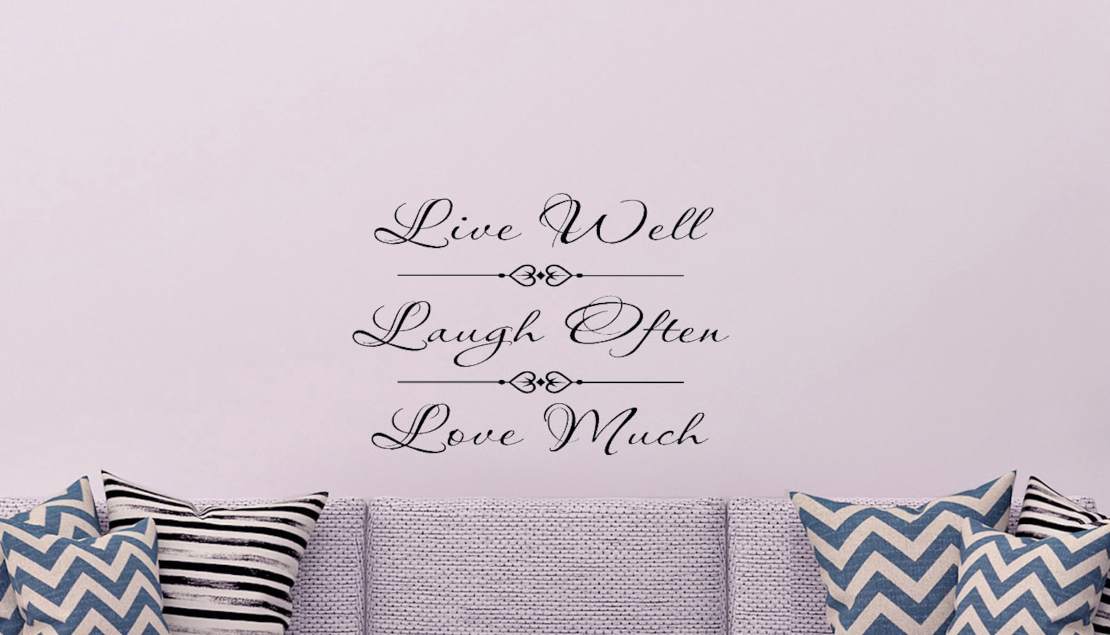 Live Well Laugh Often Love Much Vinyl Decal Home Decor - Etsy