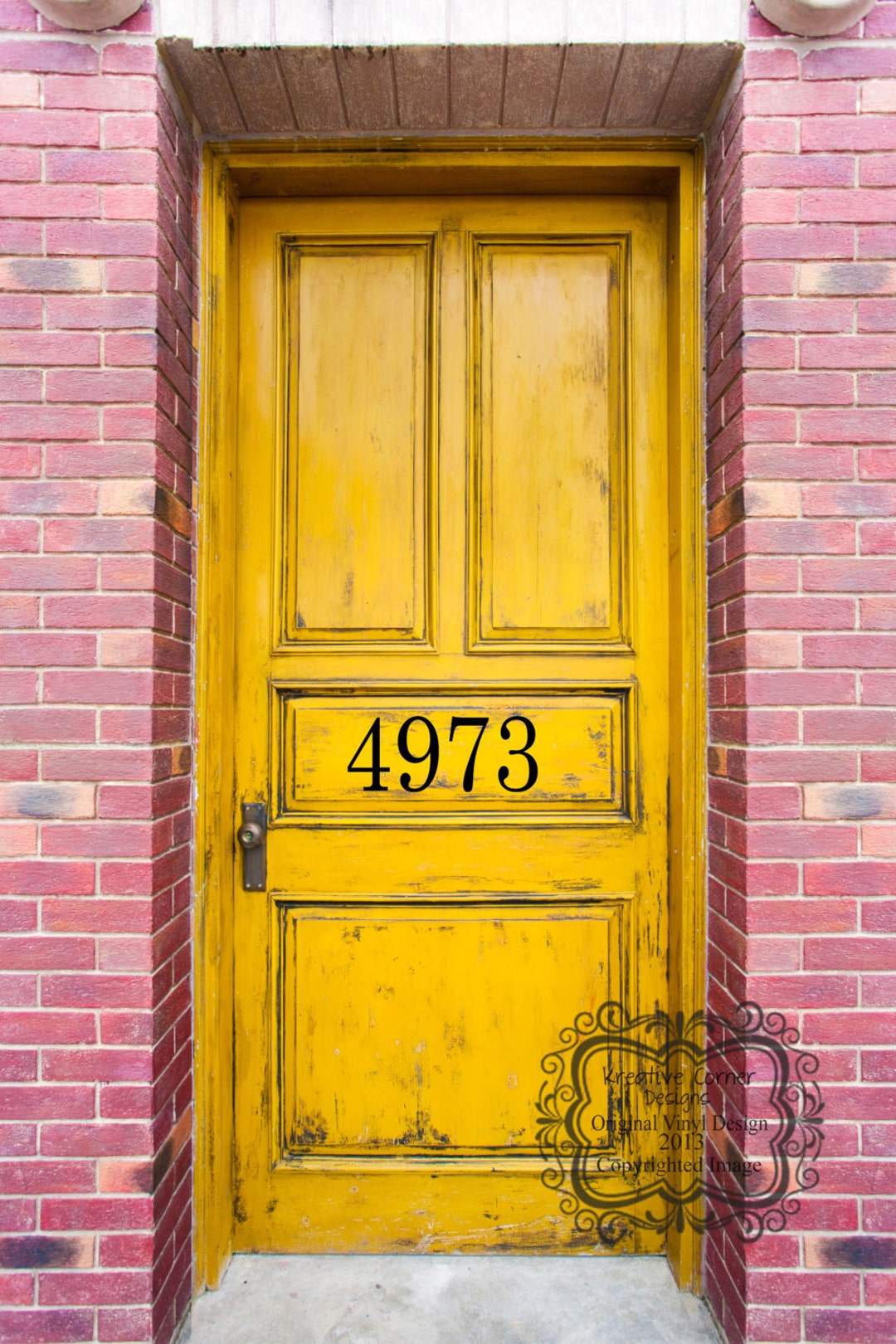 House Numbers-vinyl Decal - Etsy