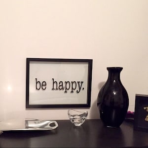 Be Happy-vinyl Decal - Etsy