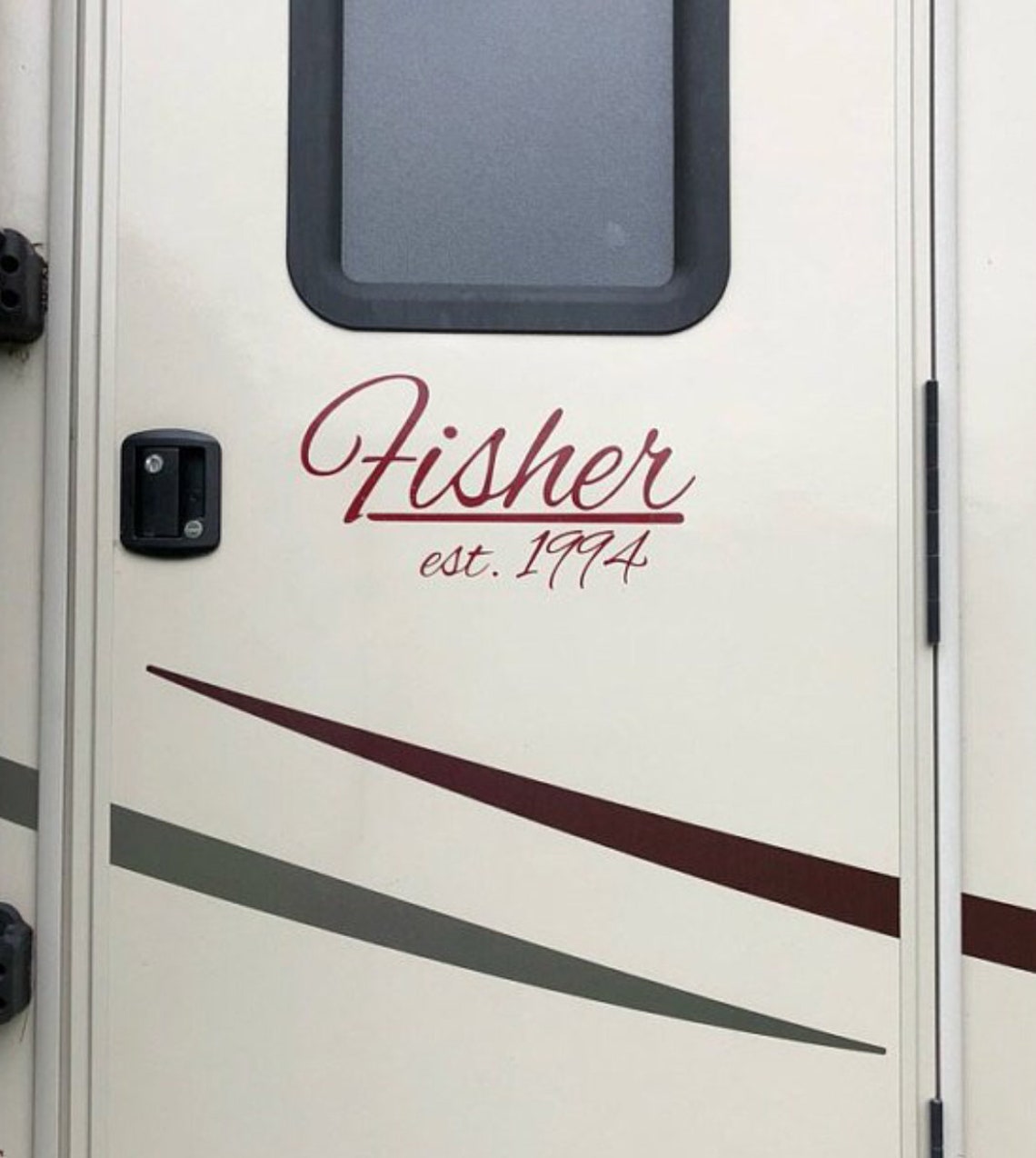 Last Names Est Year Custom Vinyl Decal - Etsy