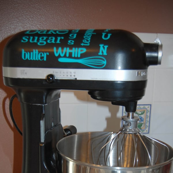 Stand Mixer Decal - Etsy