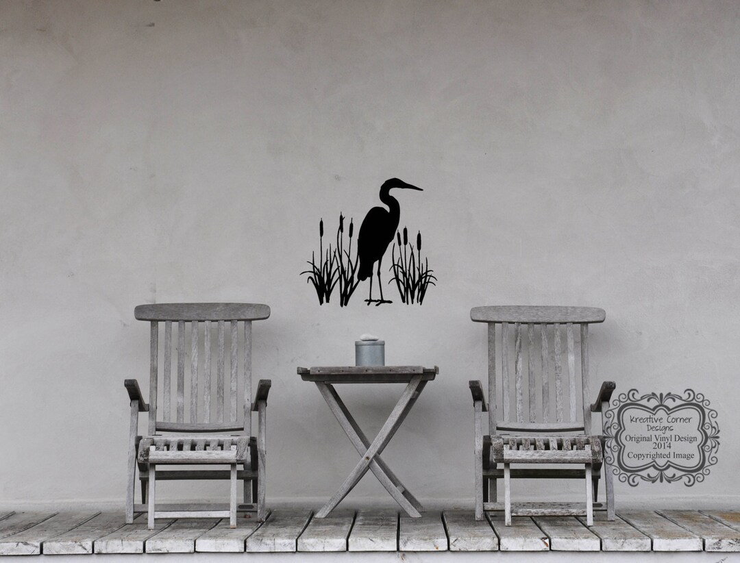 Crane Wall Decal - Etsy