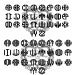 Chevron Monogram Vinyl Decal - Chevron Pattern - Monogram - Custom ...