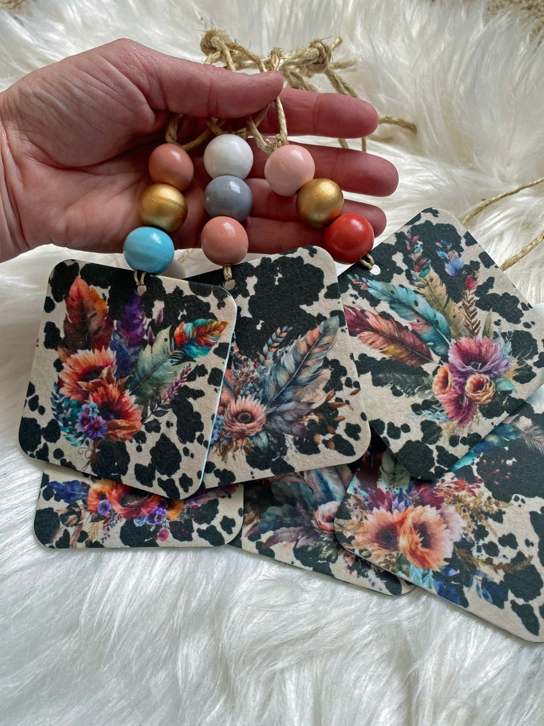 Western Flower Child - Beaded Air Freshies - Etsy