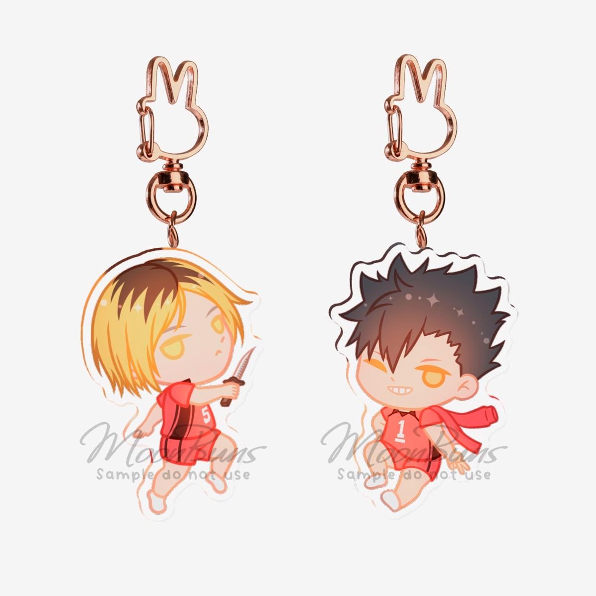 Haikyuu Acrylic Keychains Hinata Kageyama Kuroo Kenma Oikawa Iwaizumi ...