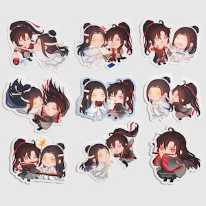 MDZS Stickers, Mo Dao Zu Shi, Untamed, Wangxian, Lan Wangji, Wei Wuxian ...