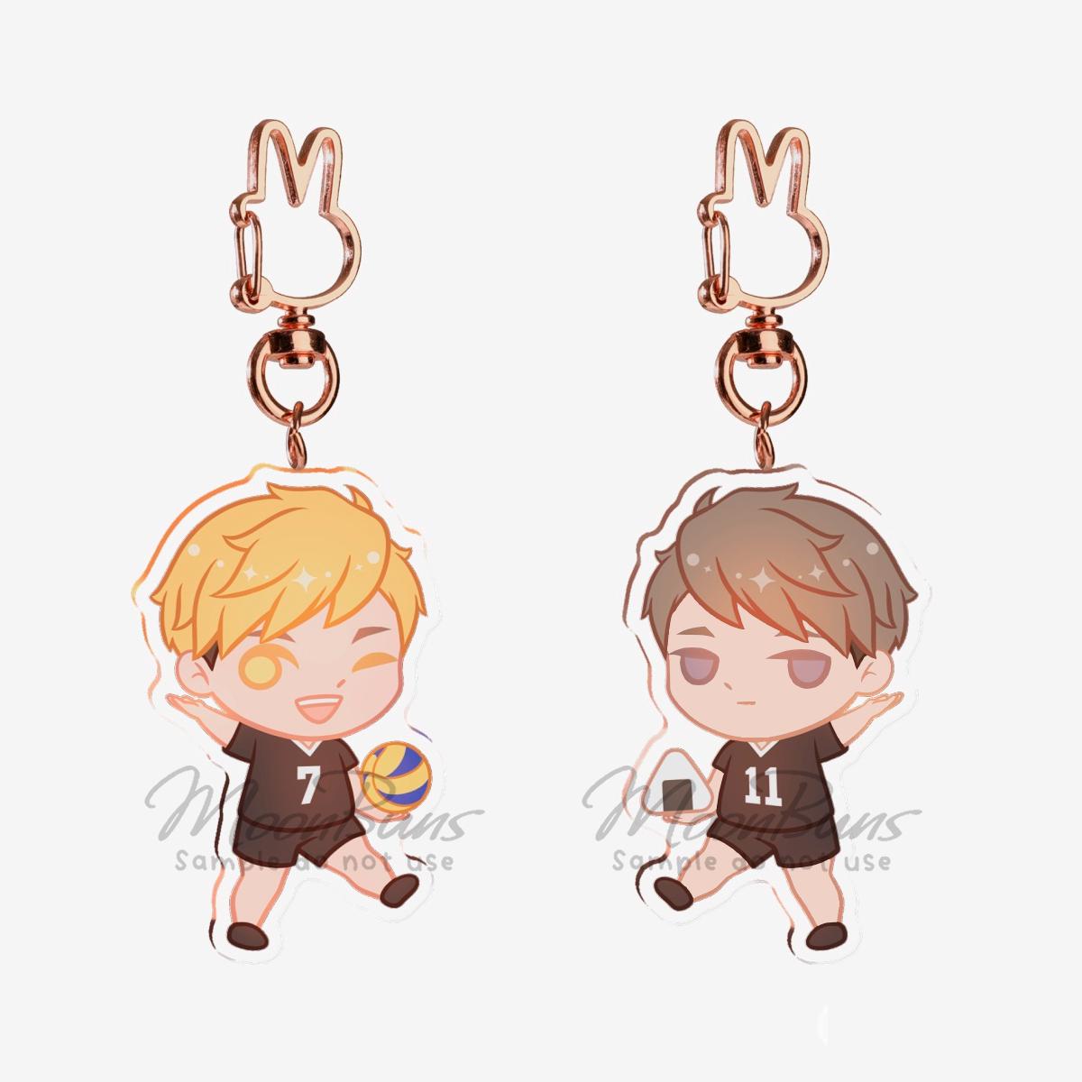Haikyuu Acrylic Keychains Hinata Kageyama Kuroo Kenma Oikawa Iwaizumi ...