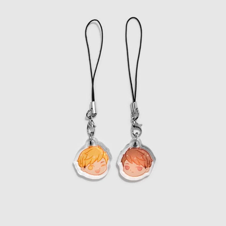Haikyuu Phone Charms, Hinata Kageyama, Kuroo Kenma, Oikawa Iwaizumi ...