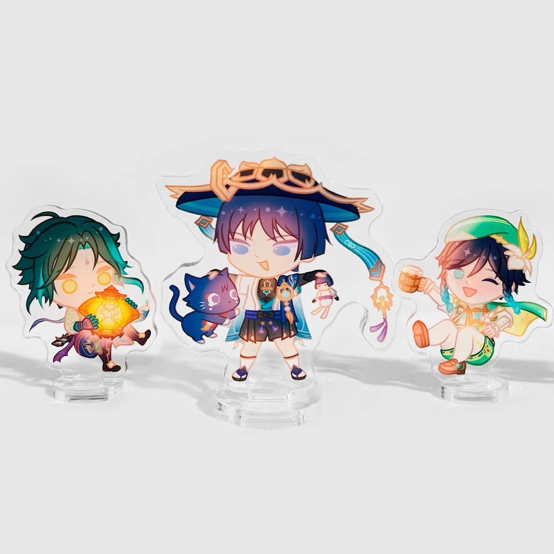 Genshin Impact Mini Standee | Xiao | Venti | Wanderer | Scaramouche ...