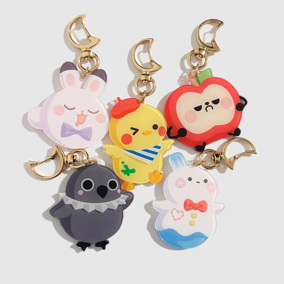 Love and Deepspace Mascot Keychains, LADS, Sylus, Caleb, Rafayel, Zayne ...