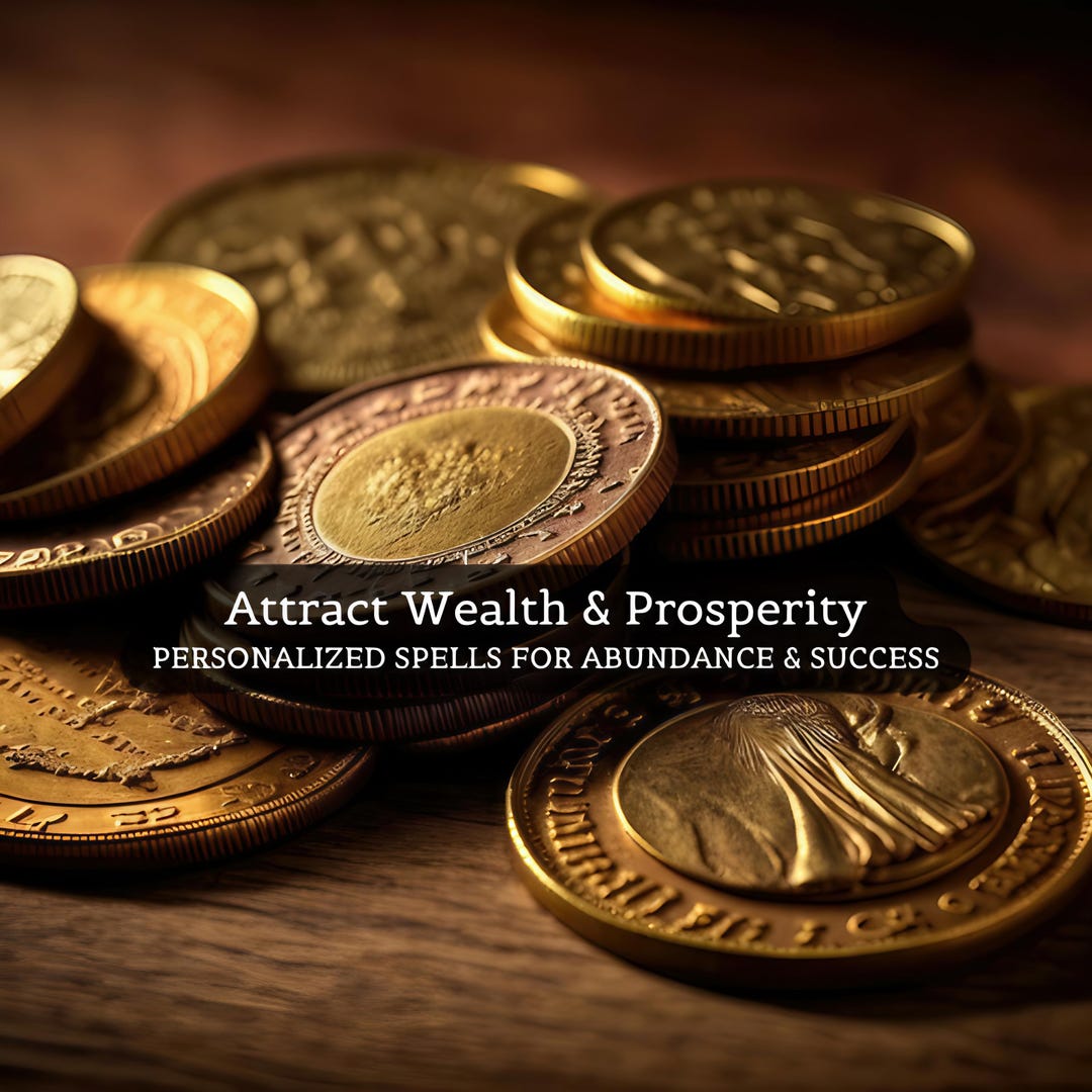 Personalized Wealth Spell | Attract Prosperity & Opportunities - Etsy