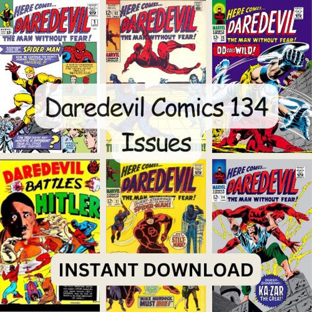 Daredevil Vintage Comics 1941-1956 – 134 Issues Digital Download CBR ...