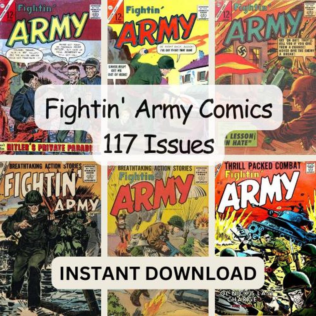 Fightin' Army Comics 117 CBR Digital Download – Golden Age War Comics ...