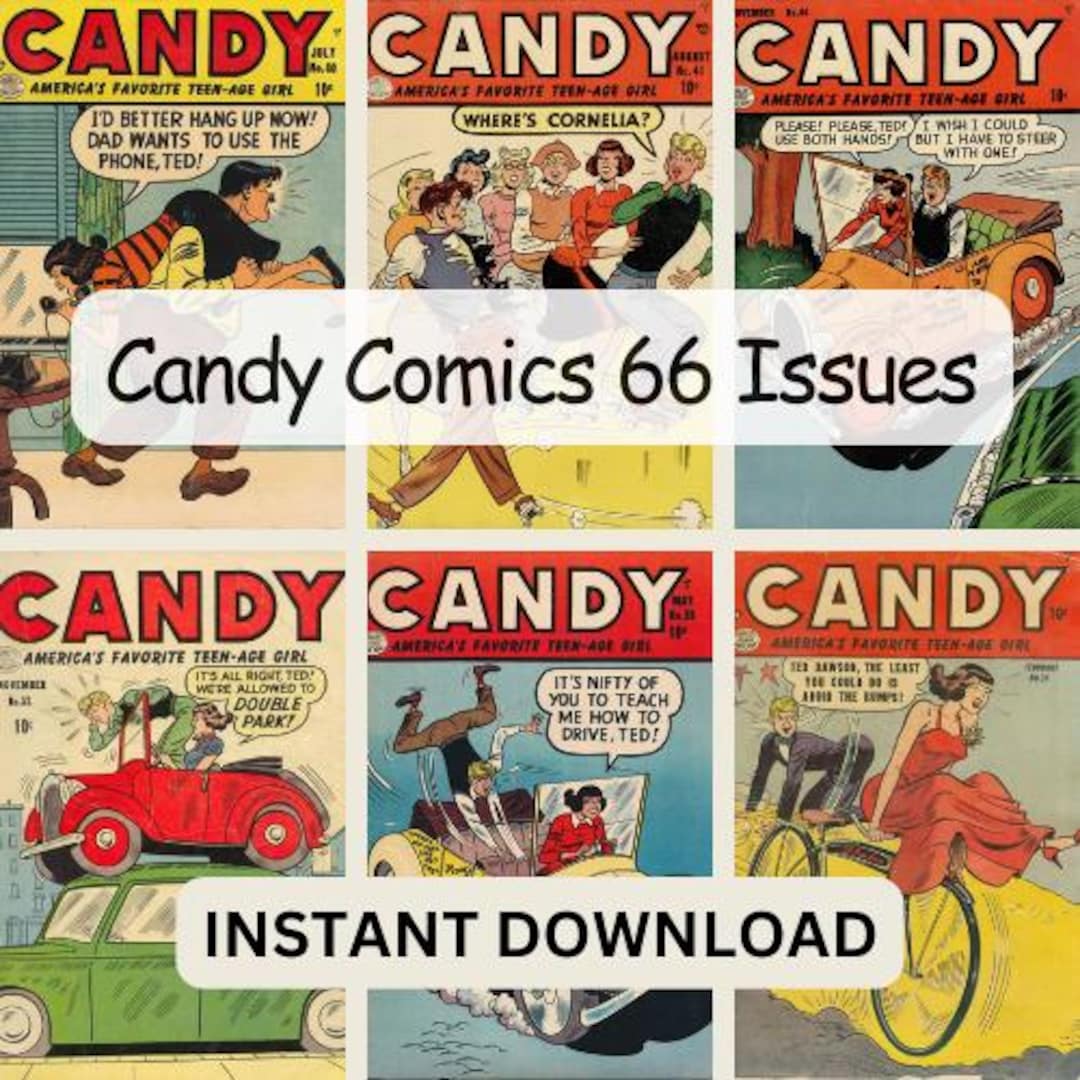 Candy Comics Vintage Teen Girl Comics – 66 Issues Digital Download (CBR ...