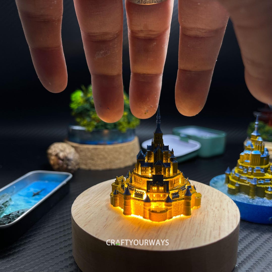 Mini Castle Night Light - Etsy