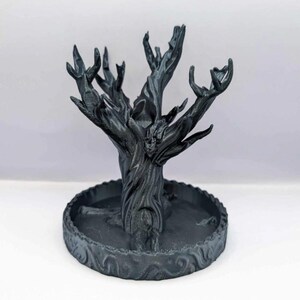 3D Printed Tree Dice Holder, Tree of Life - Paint It Yourself Dice ...