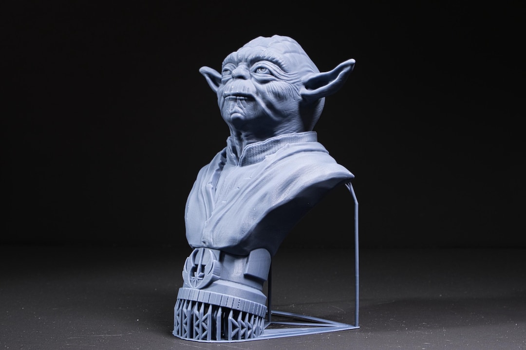 Master Yoda Bust Figure STL File for 3D Printing Star Wars STL File ...