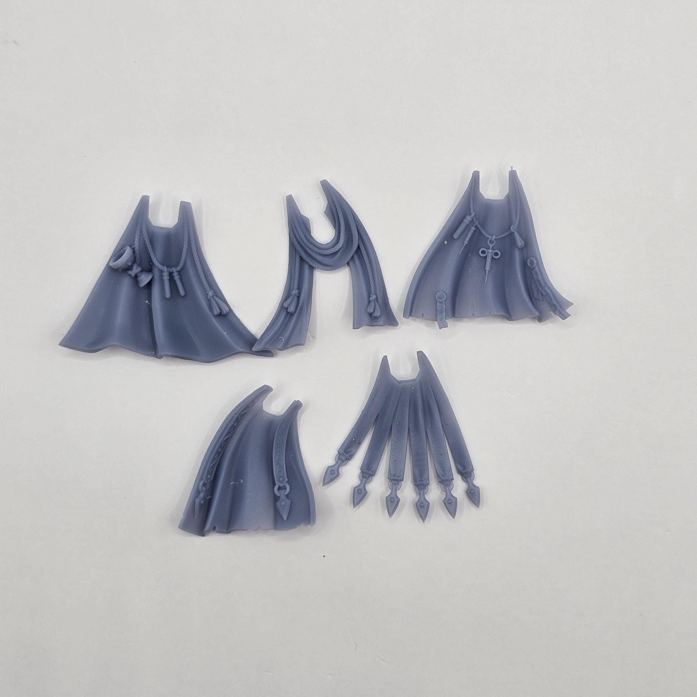 3D Printed Sci-fi RPG Fantasy Space Soldiers Cloak Kit X 5 - Space ...