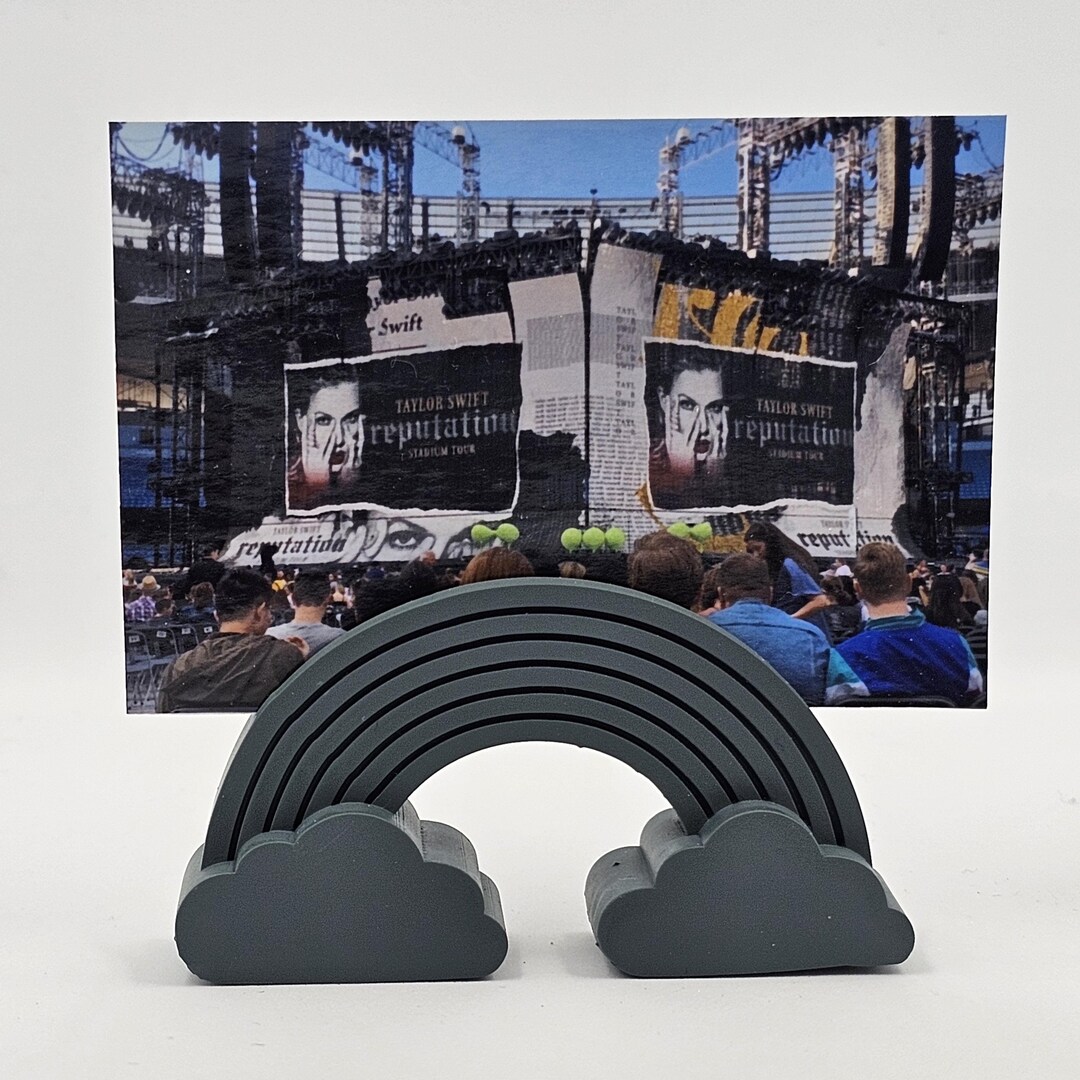 3D Printed Rainbow Photo Holder Paint Your Own Photo Holder Instax ...