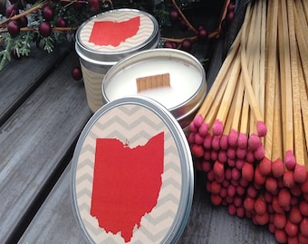 Ohio State Candle | Etsy