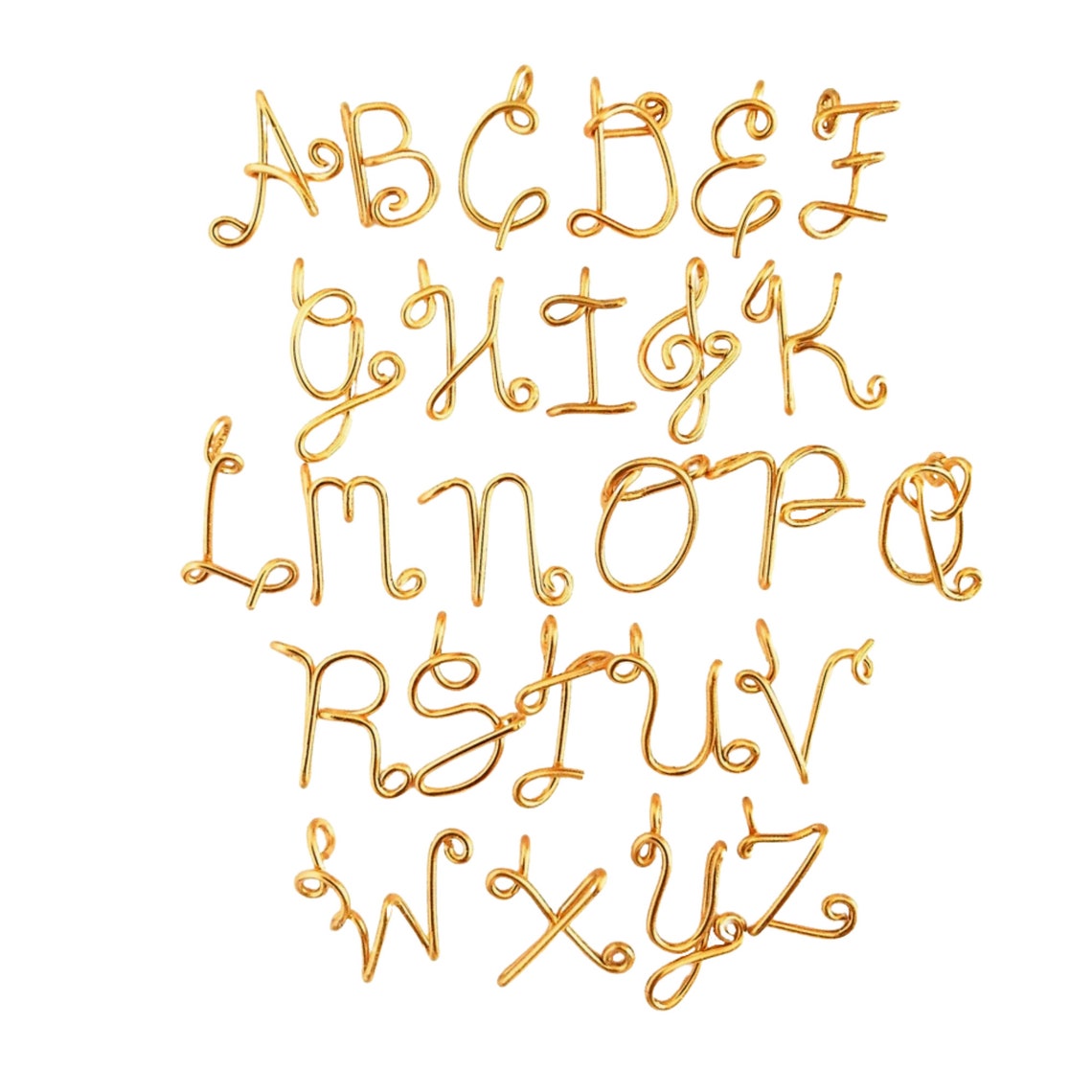 Gold Initial Necklace. Personalized 14k Gold Fill Initial Name - Etsy