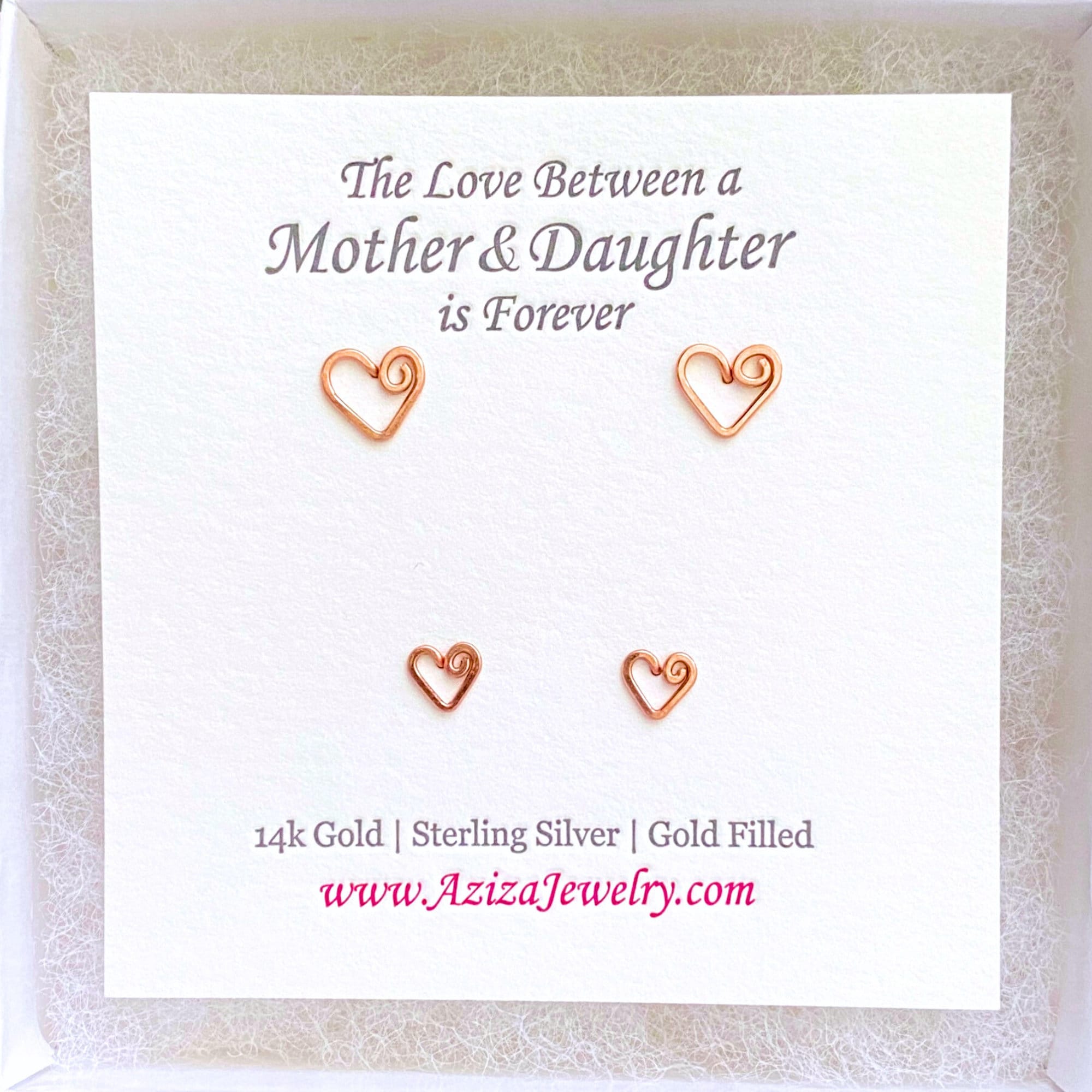 Matching mother daughter earrings store