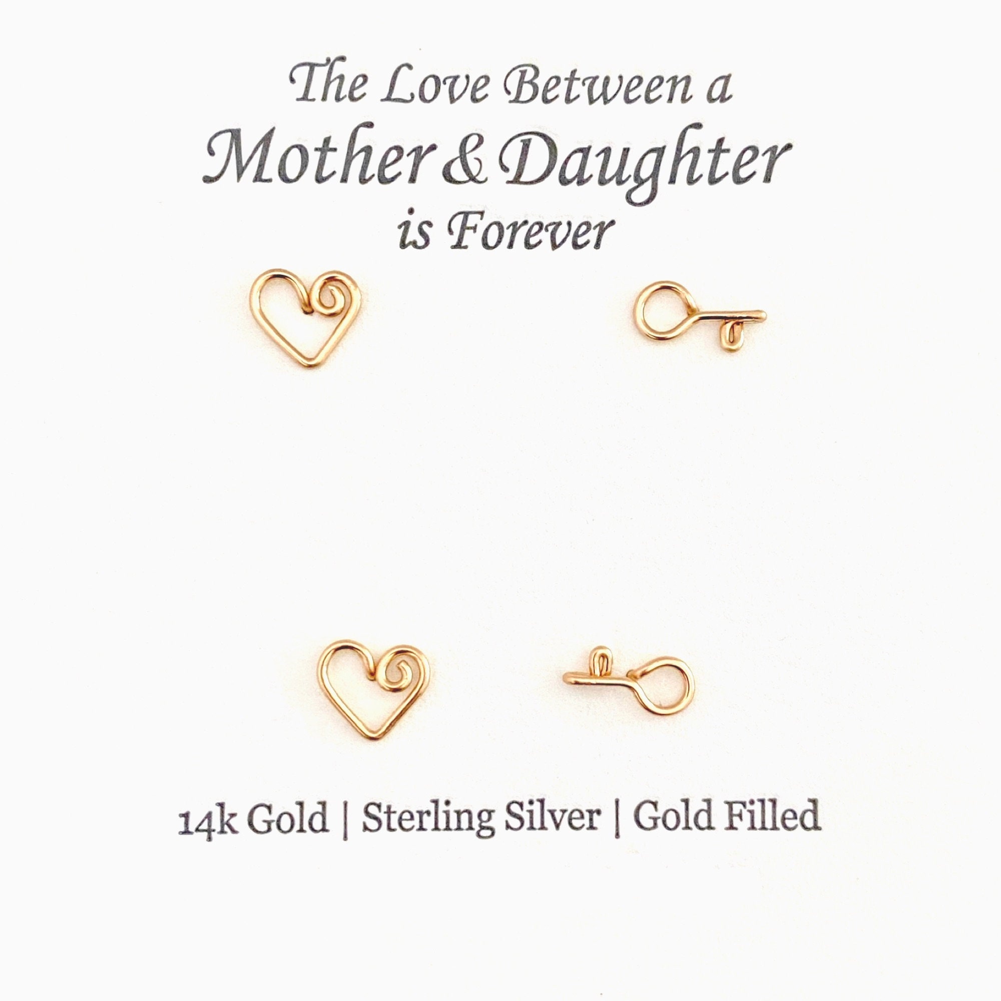 Mom and daughter matching earrings store