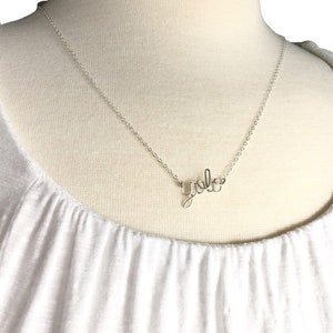 Silver YOLO- You Only Live Once Necklace Sterling Silver - Etsy