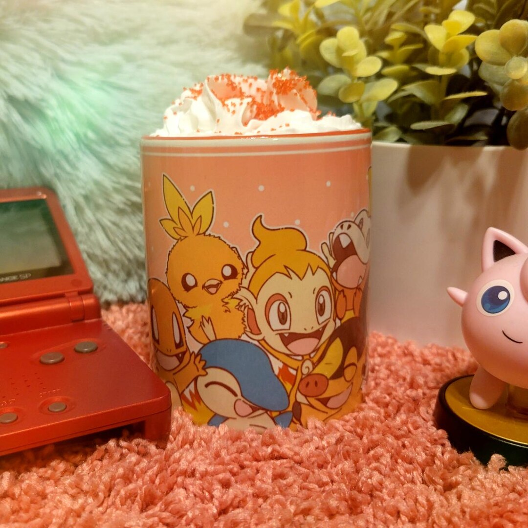 Poké Inspired Starters Mug - Fire, 11oz: Kitchenware and Office Decor ...