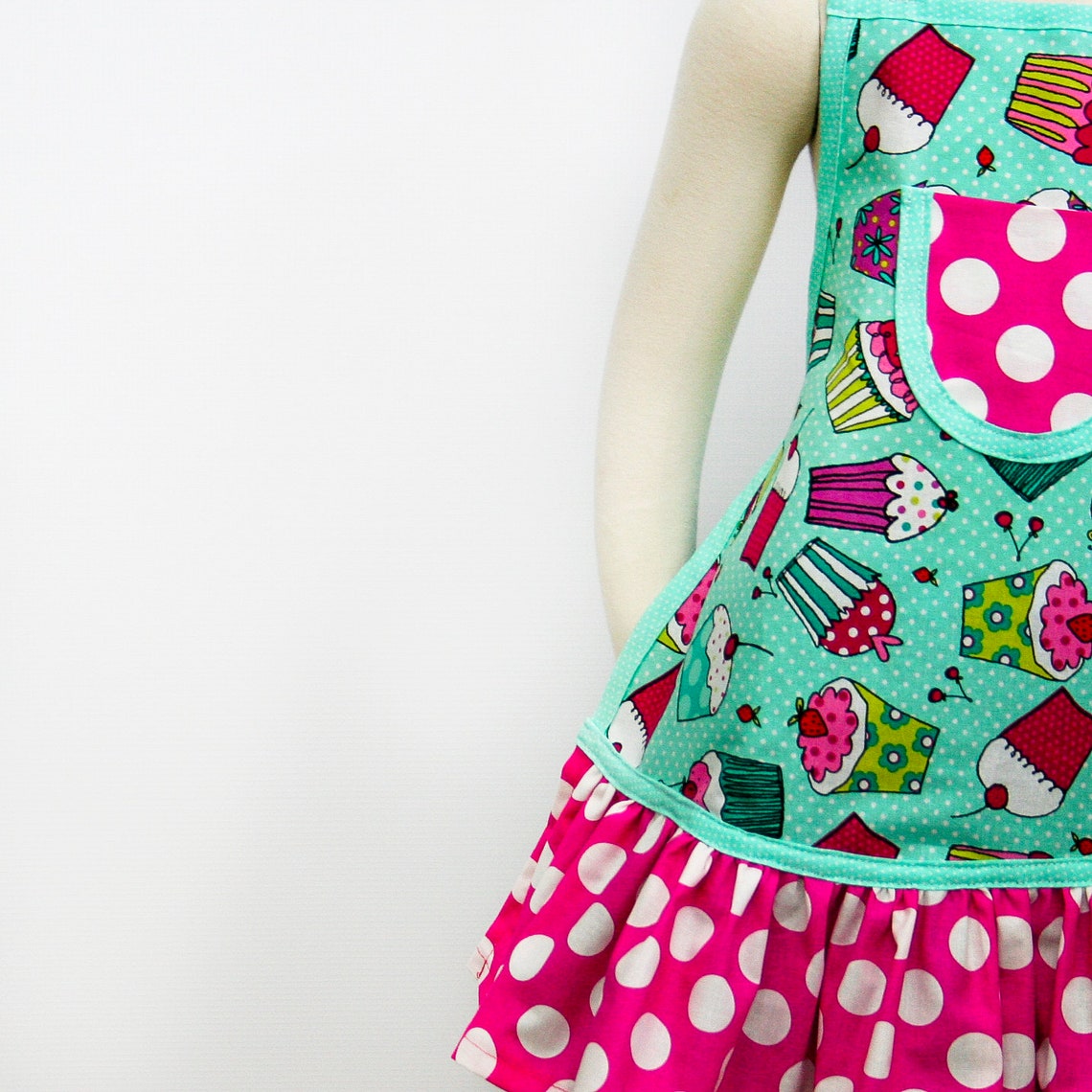 Kids Apron Childrens Apron Girls Apron Set Child's | Etsy