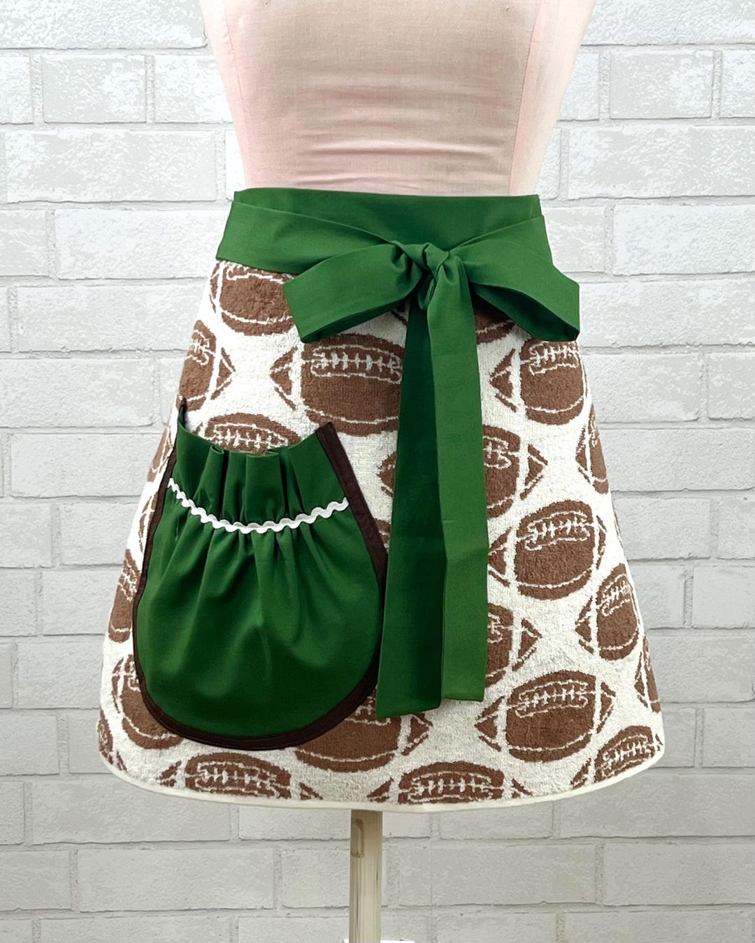 Tailgate Party Apron, Towel Waist Apron for Women, Terry Cloth Apron ...