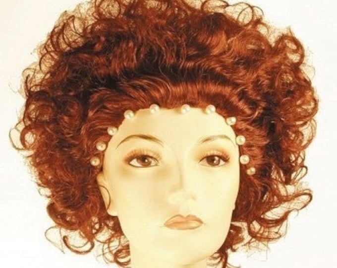 QUEEN Elizabeth 1 Wig With Pearls. Queen, Wig, Wigs, Costume, Character ...