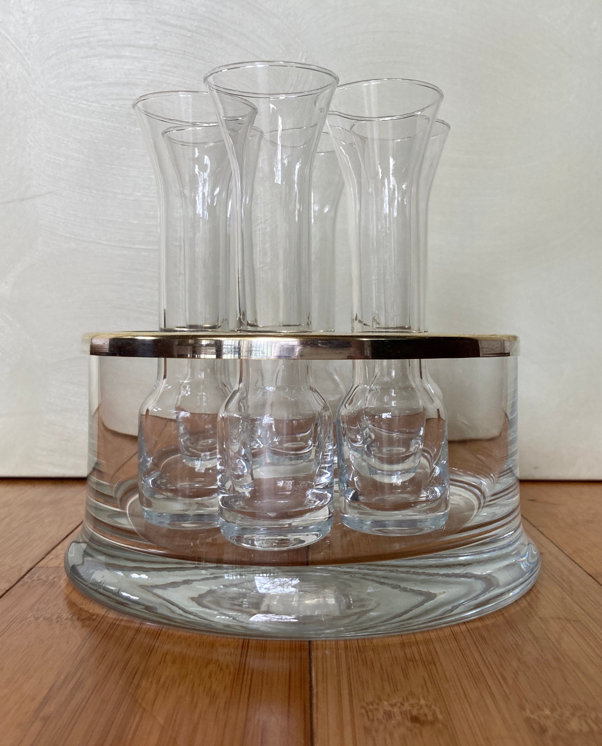 Mid Century Vodka Shot Chiller Set - Etsy