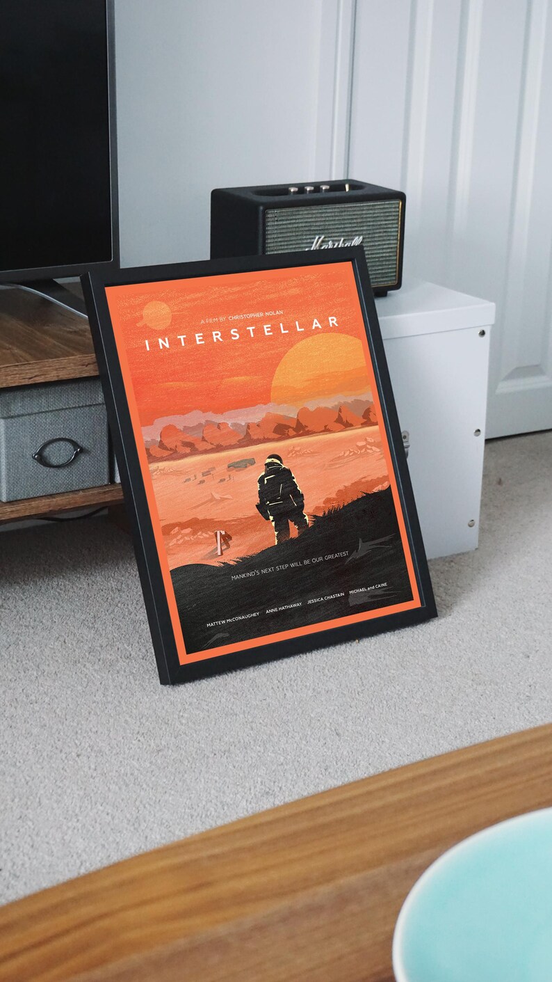 Interstellar Movie Poster Printable PDF, Interstellar by Christopher ...