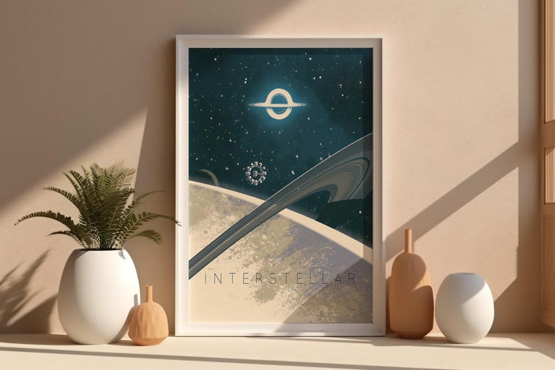 Interstellar Movie Poster Printable PDF, Interstellar by Christopher ...