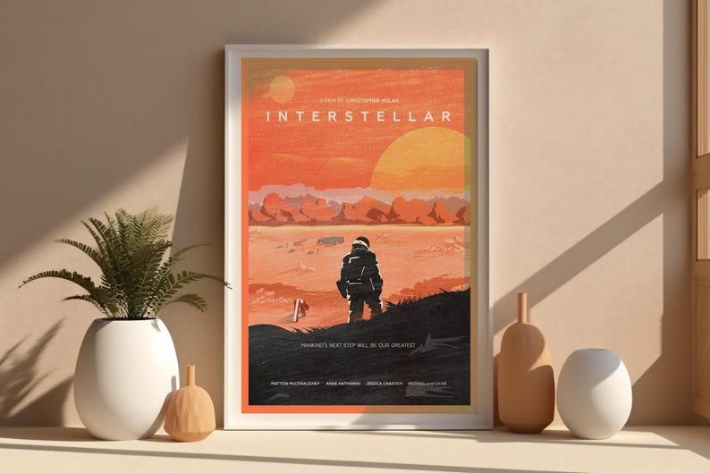 Interstellar Movie Poster Printable PDF, Interstellar by Christopher ...