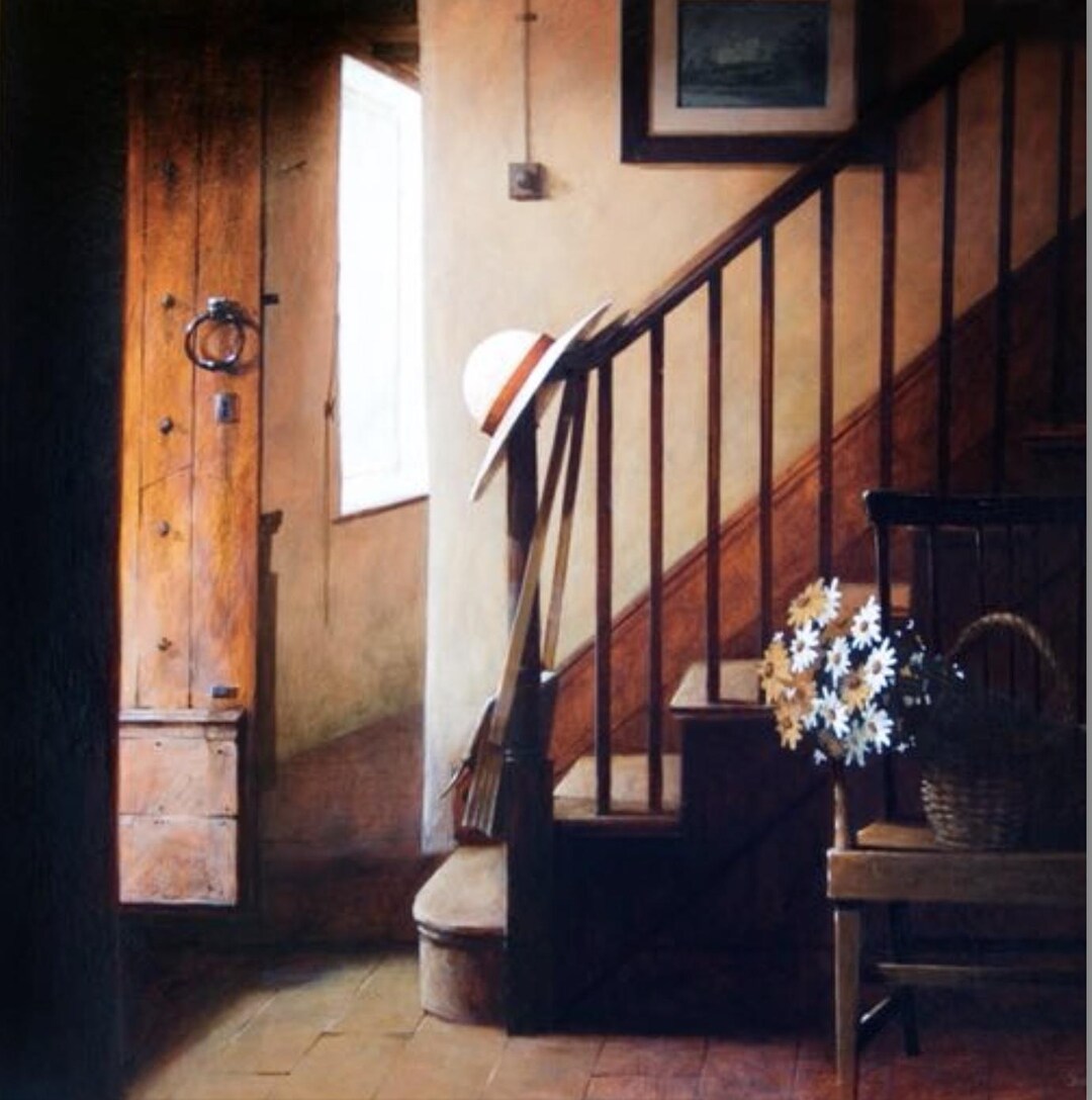 Fine Art Greetings Card: 'after a Walk' by Ron Bone - Etsy
