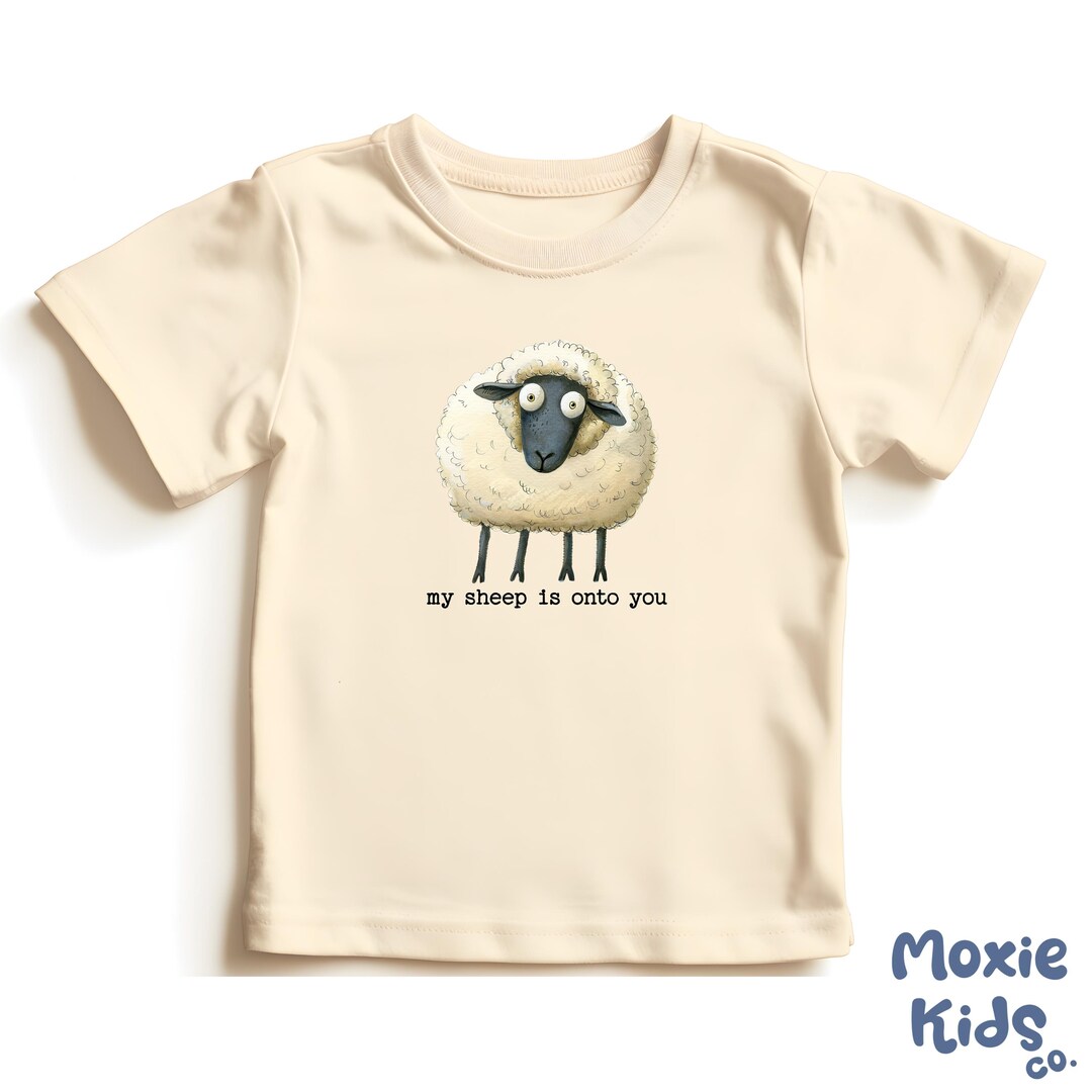 Funny Sheep Tshirt - My Sheep is Onto You, Sheep Farm Shirt for ...