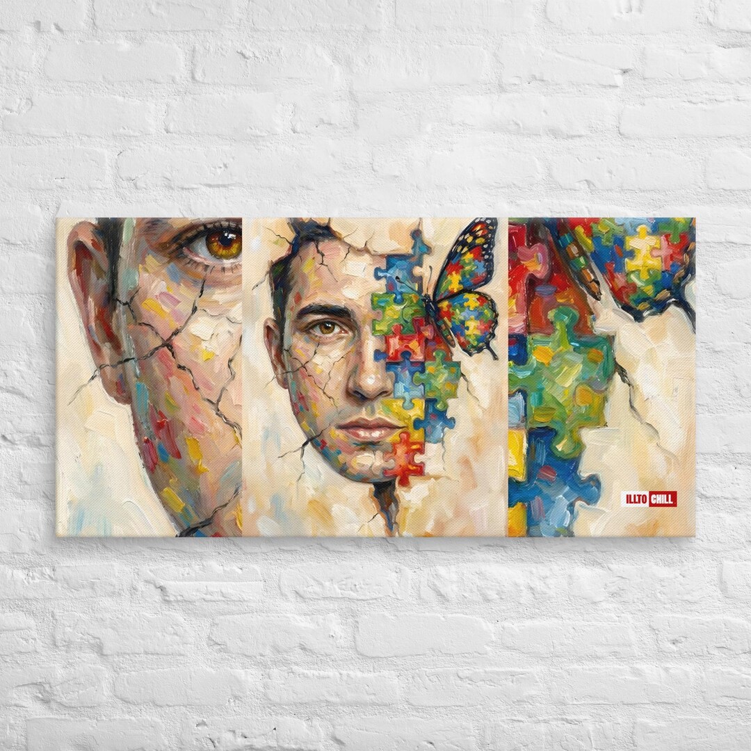 Autism Canvas Wall Art | Neurodiversity Decor - Etsy