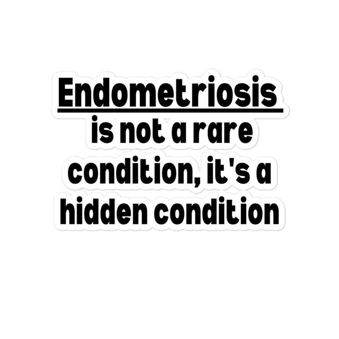 ILLTOCHILL Endometriosis Awareness Educational Quote Endo Gift Vinyl ...