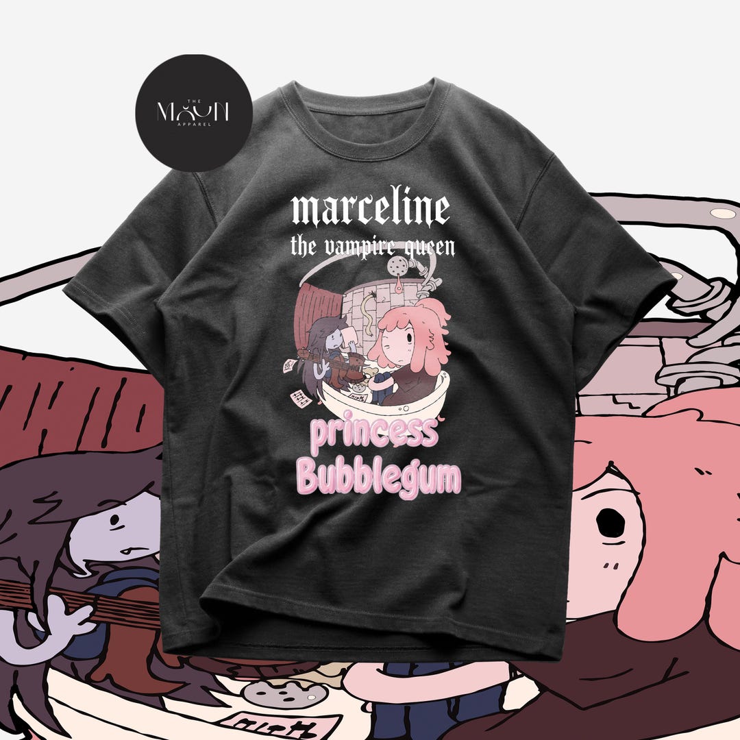 Limited Bubblegum and Marceline T-shirt –adventure Time Tee –princess ...