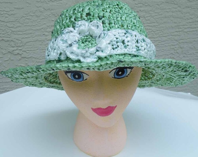 PDF Crochet Pattern Wear It Your Way 3-pc Plarn Sun Hat With - Etsy