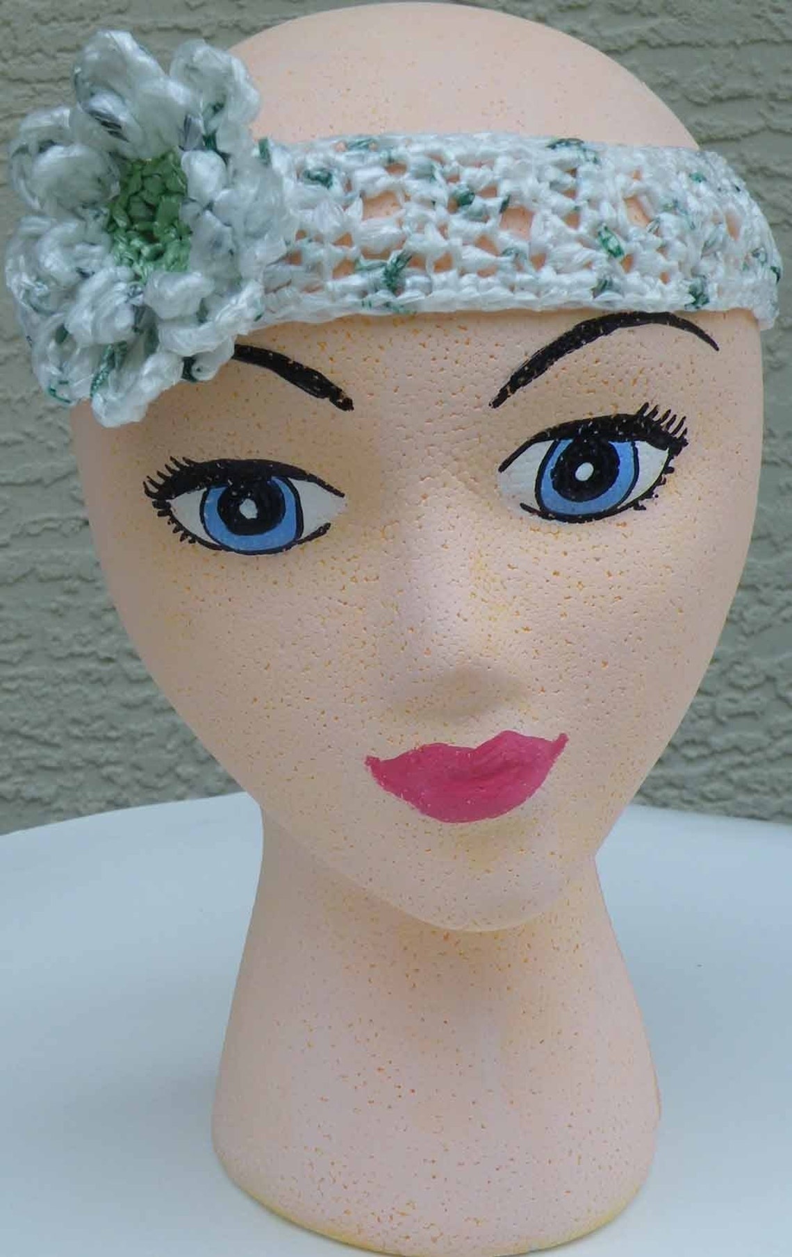 PDF Crochet Pattern - Wear It Your Way 3-pc Plarn Sun Hat With Wide ...