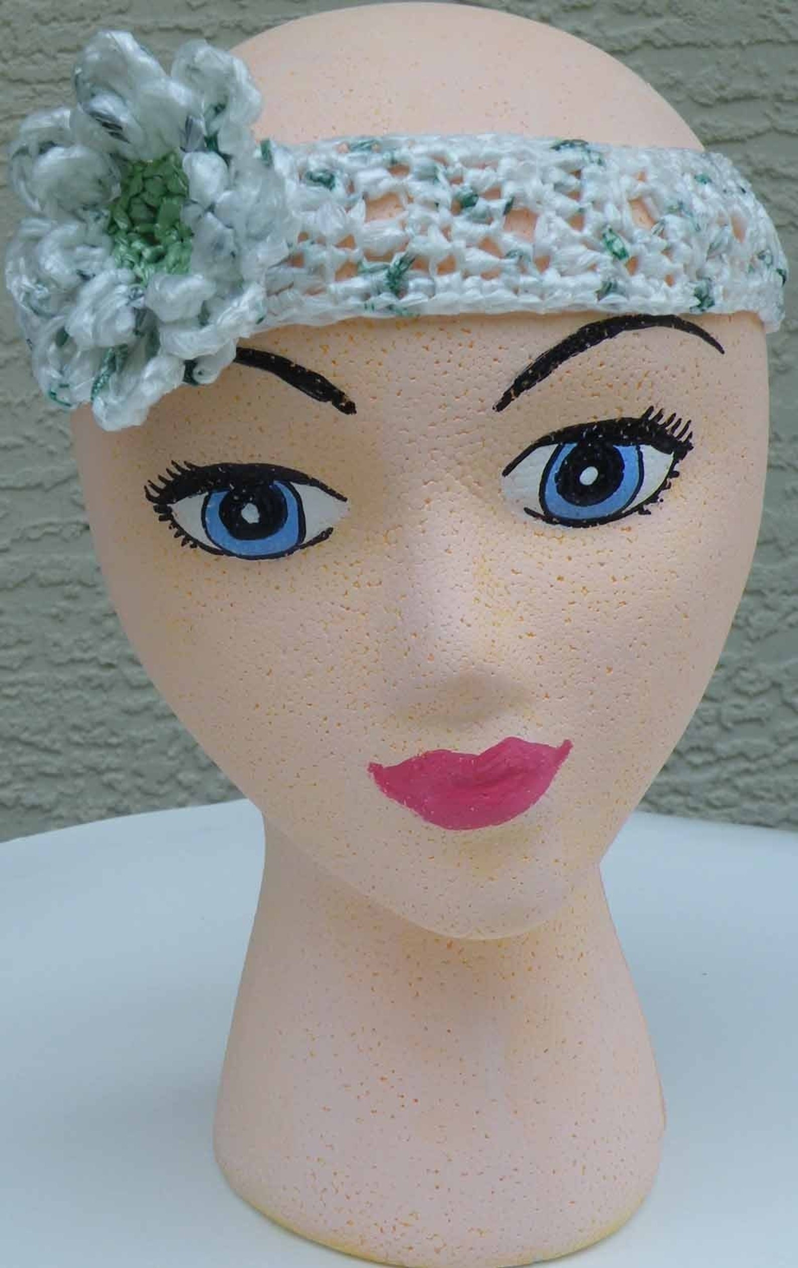 PDF Crochet Pattern - Wear It Your Way 3-pc Plarn Sun Hat With Wide ...