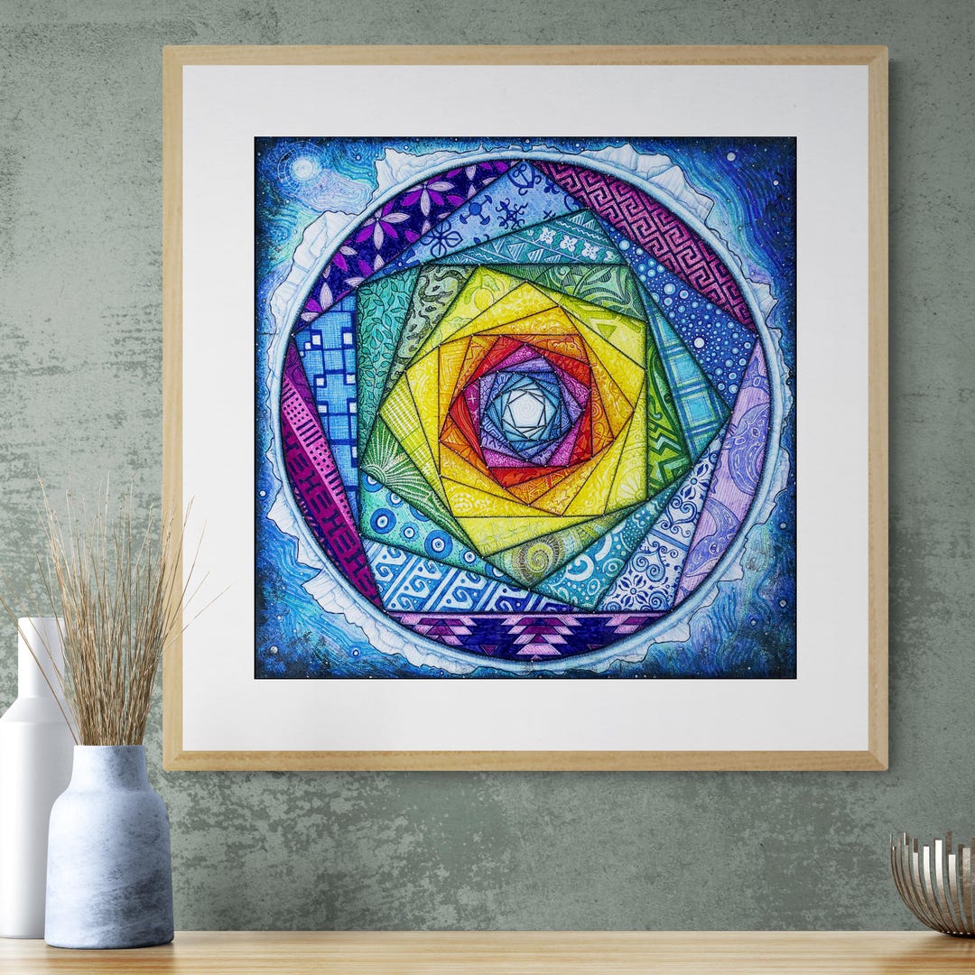 Sacred Spiral Digital Download, Printable Art Symbolizing Growth ...