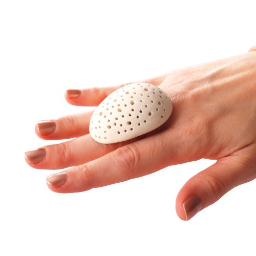 Statement Ring, Ceramic Ring, Ceramic Jewelry - Avant Garde Jewelry ...