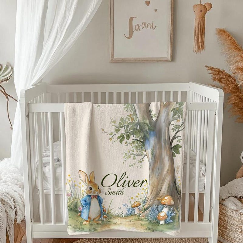 Peter Rabbit Nursery Art Personalized - Etsy