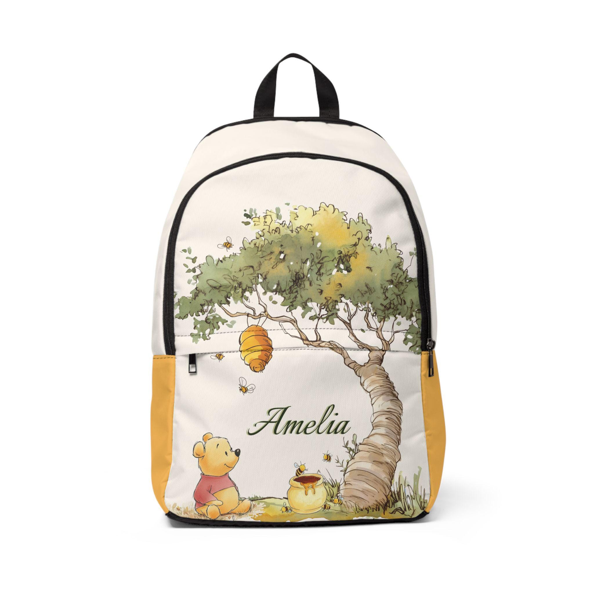 Custom Winnie the Pooh Backpack – Personalized Kids School Bag | Name ...