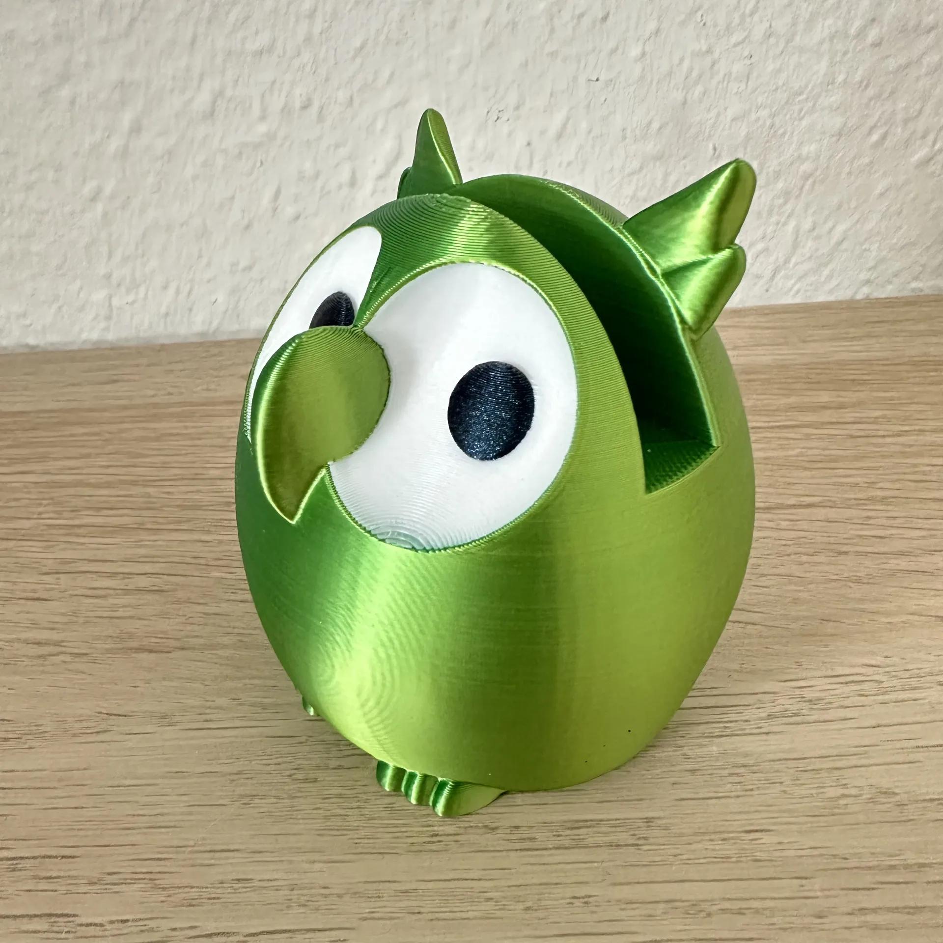 Owl Glasses Holder – 3D Print File for Bambulab A1 & A1 Mini, Cute ...